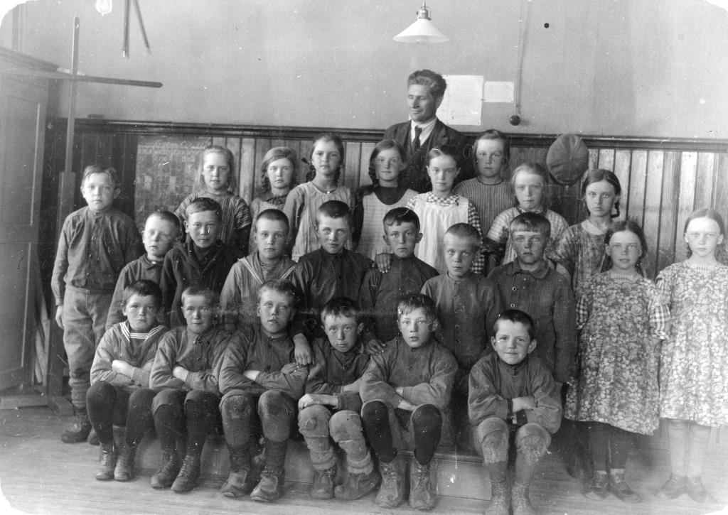 Klassfoto från Alviks skola....